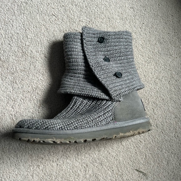 UGG | Shoes | Knitted Grey Uggs | Poshmark